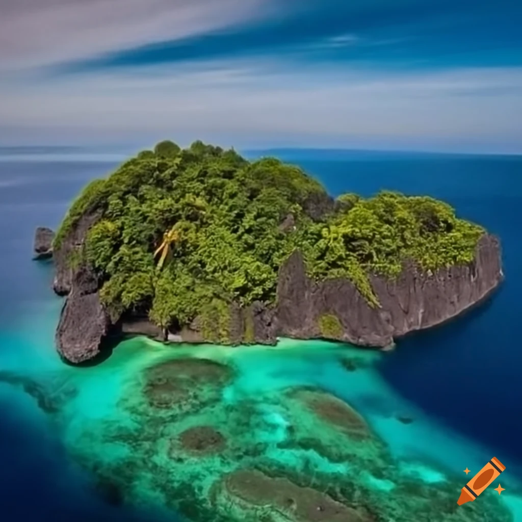 Scenic view of Lesser Sunda Islands, Indonesia on Craiyon