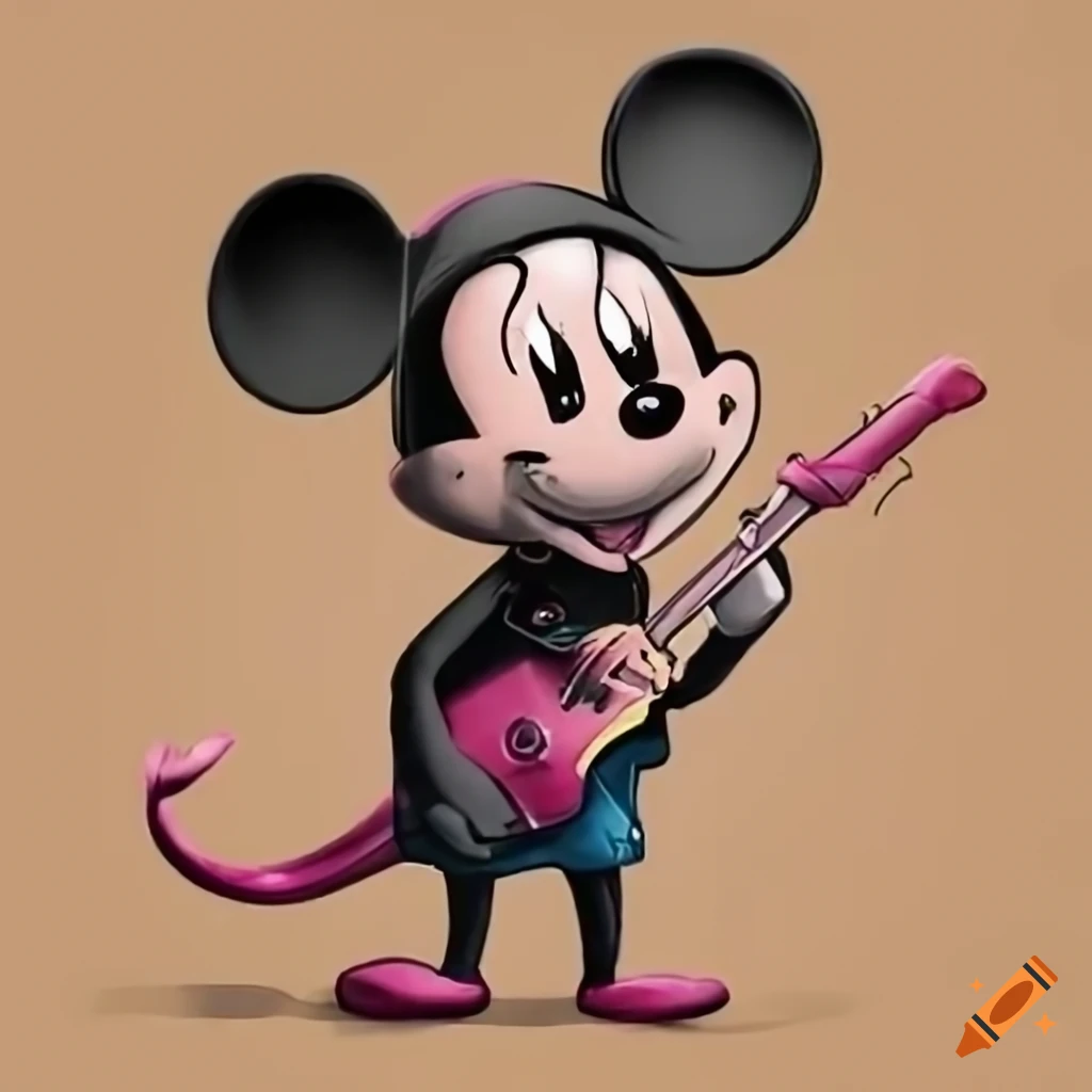 Mikey mouse character on Craiyon