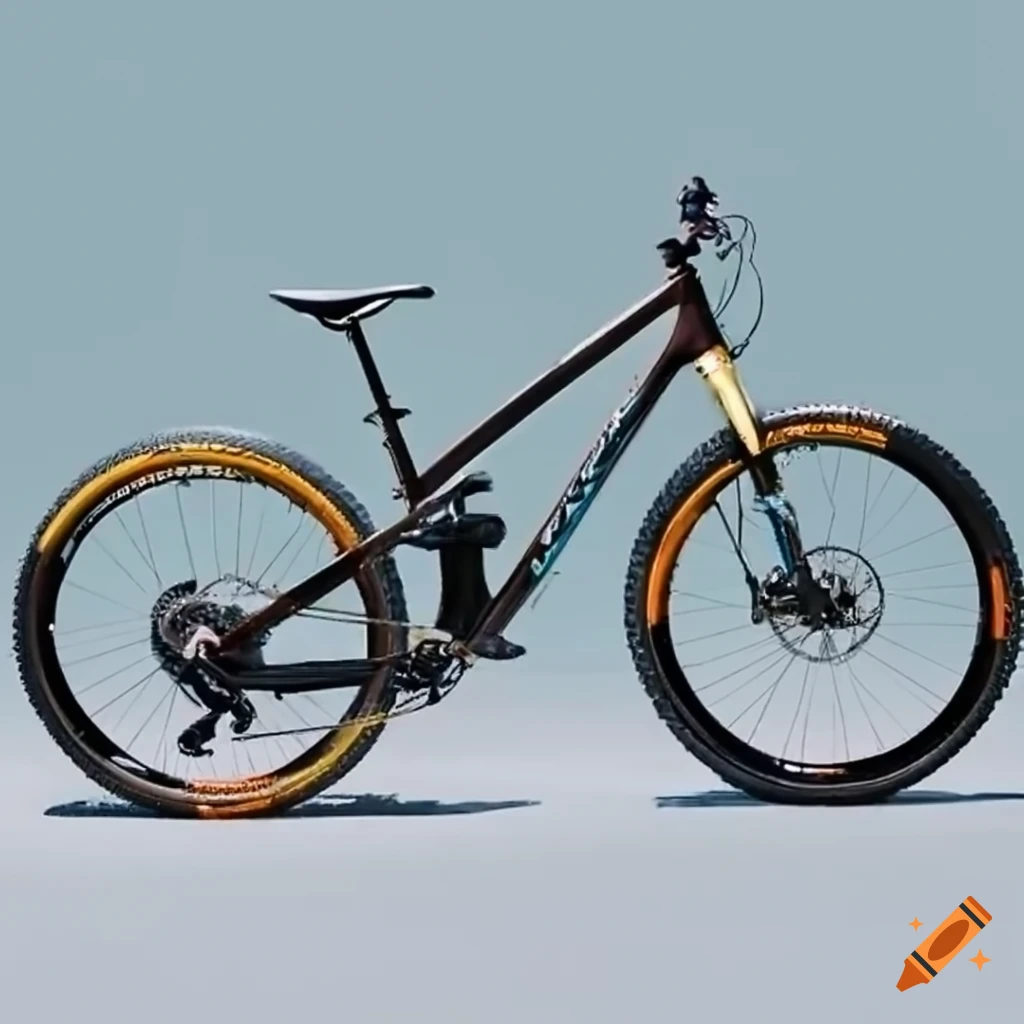 High-end mountain bike on Craiyon