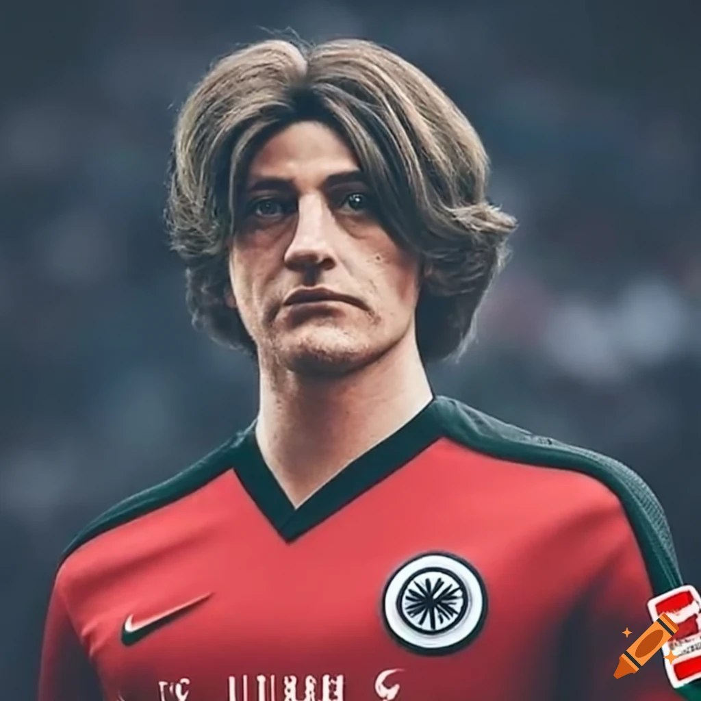 Javier milei player of eintracht frankfurt on Craiyon