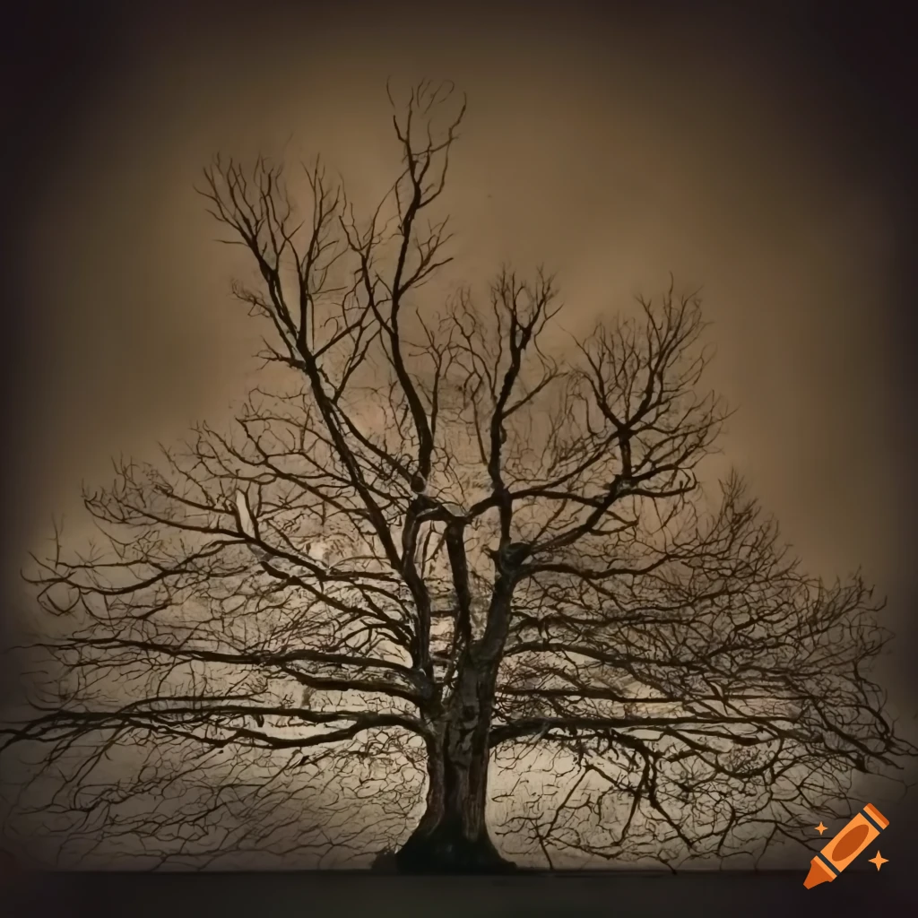 Various branching structures including a tree, phylogenetic diagram ...