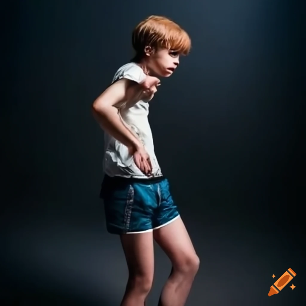 Scott pilgrim in shorts on Craiyon