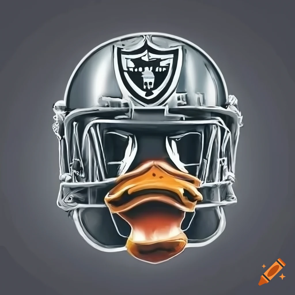 Las vegas raiders logo with a duck on Craiyon