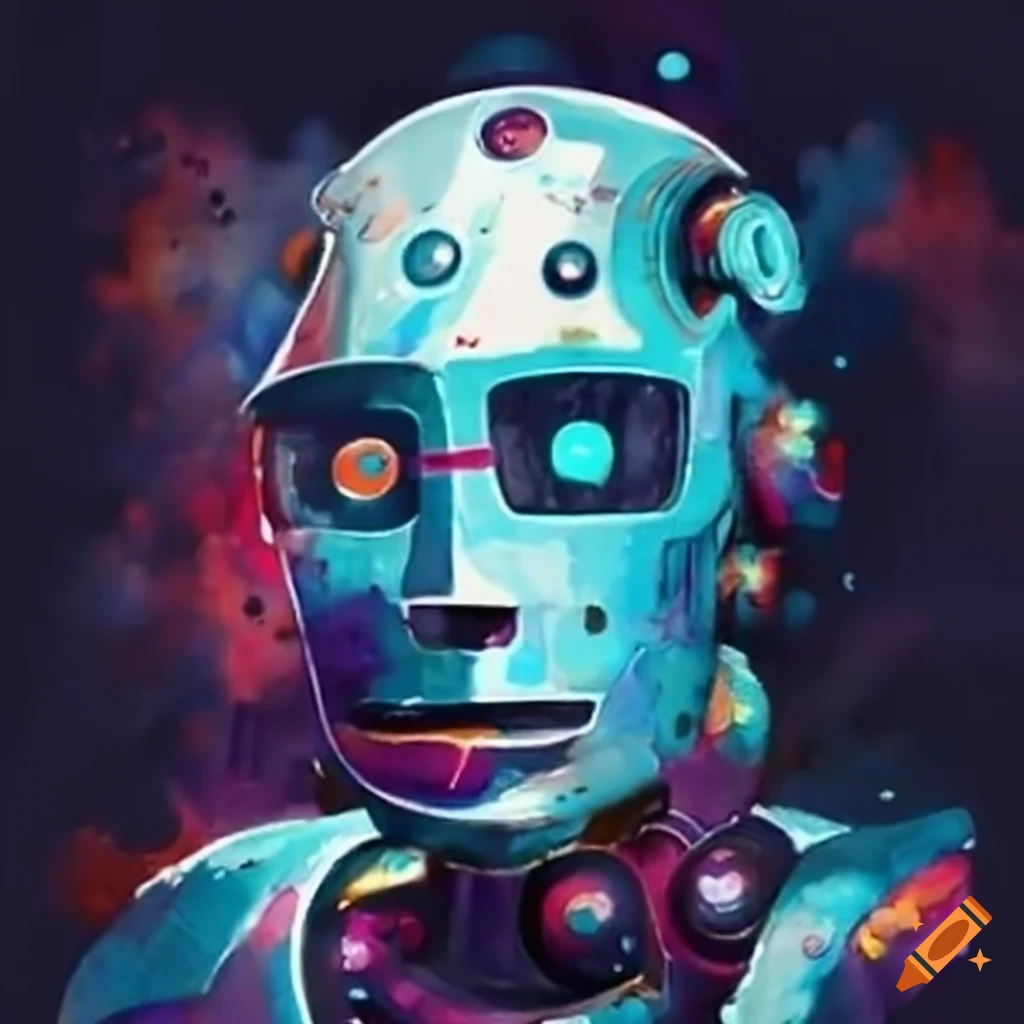 Robot man on Craiyon