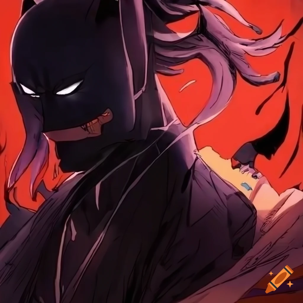 Batman and suguru geto mashup artwork on Craiyon