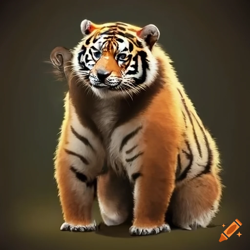 Tiger and bear on Craiyon