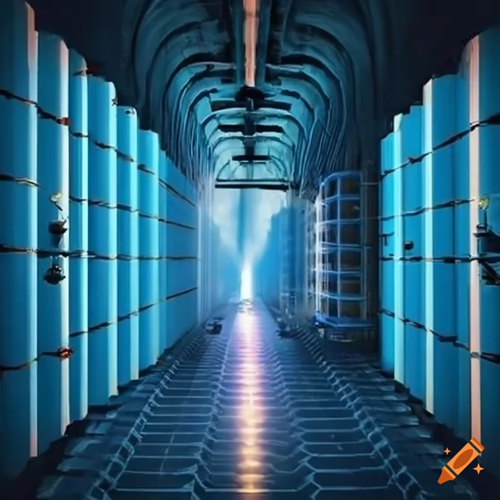 Gigantic underground energy storage on Craiyon