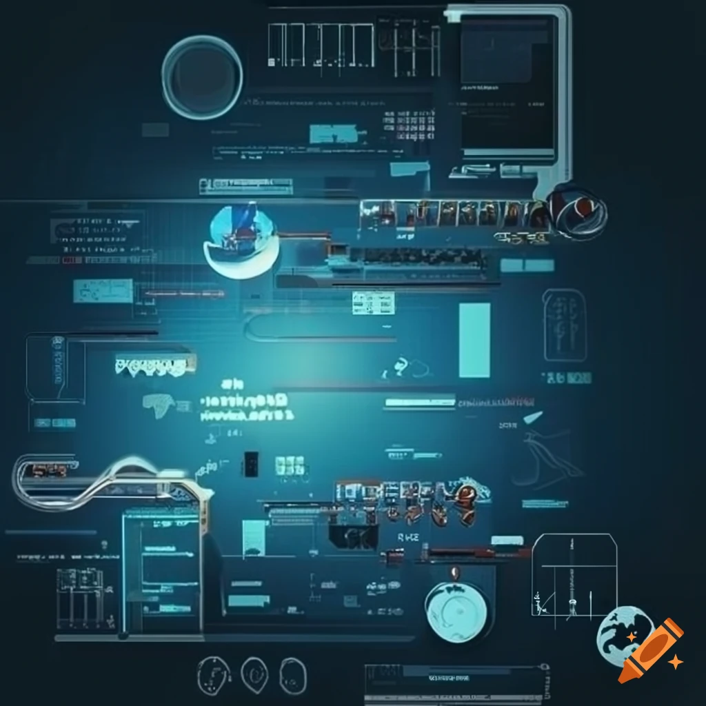 Data analysis wallpaper for website on Craiyon