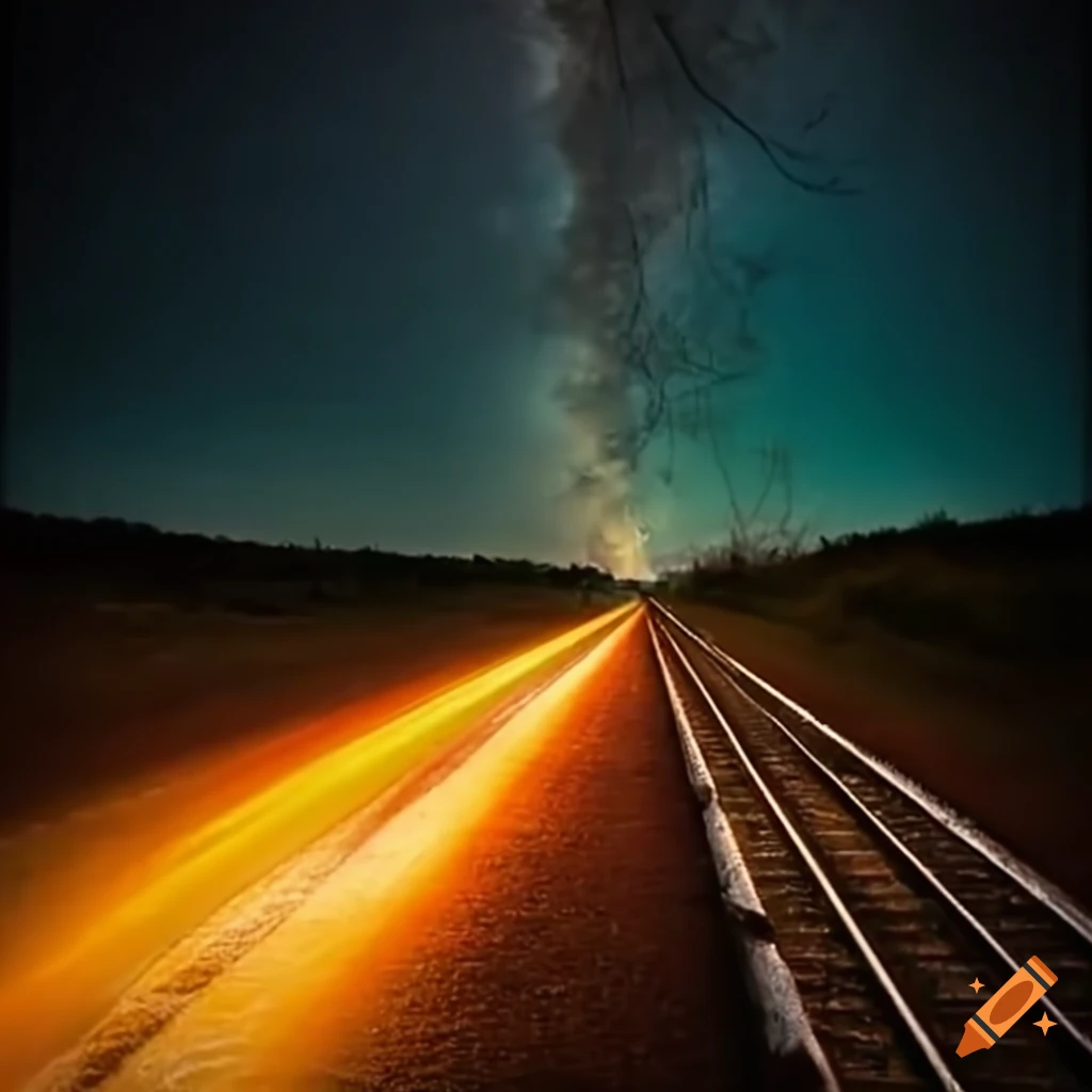 Runaway train on Craiyon