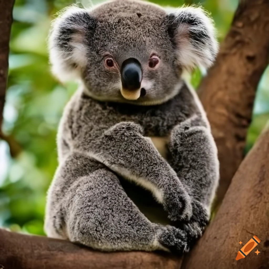 Koala bear on Craiyon