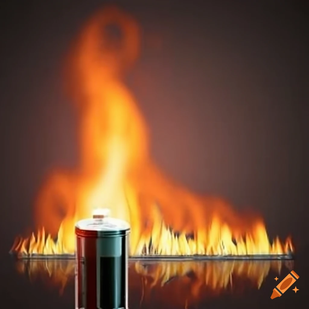 Battery fire on Craiyon