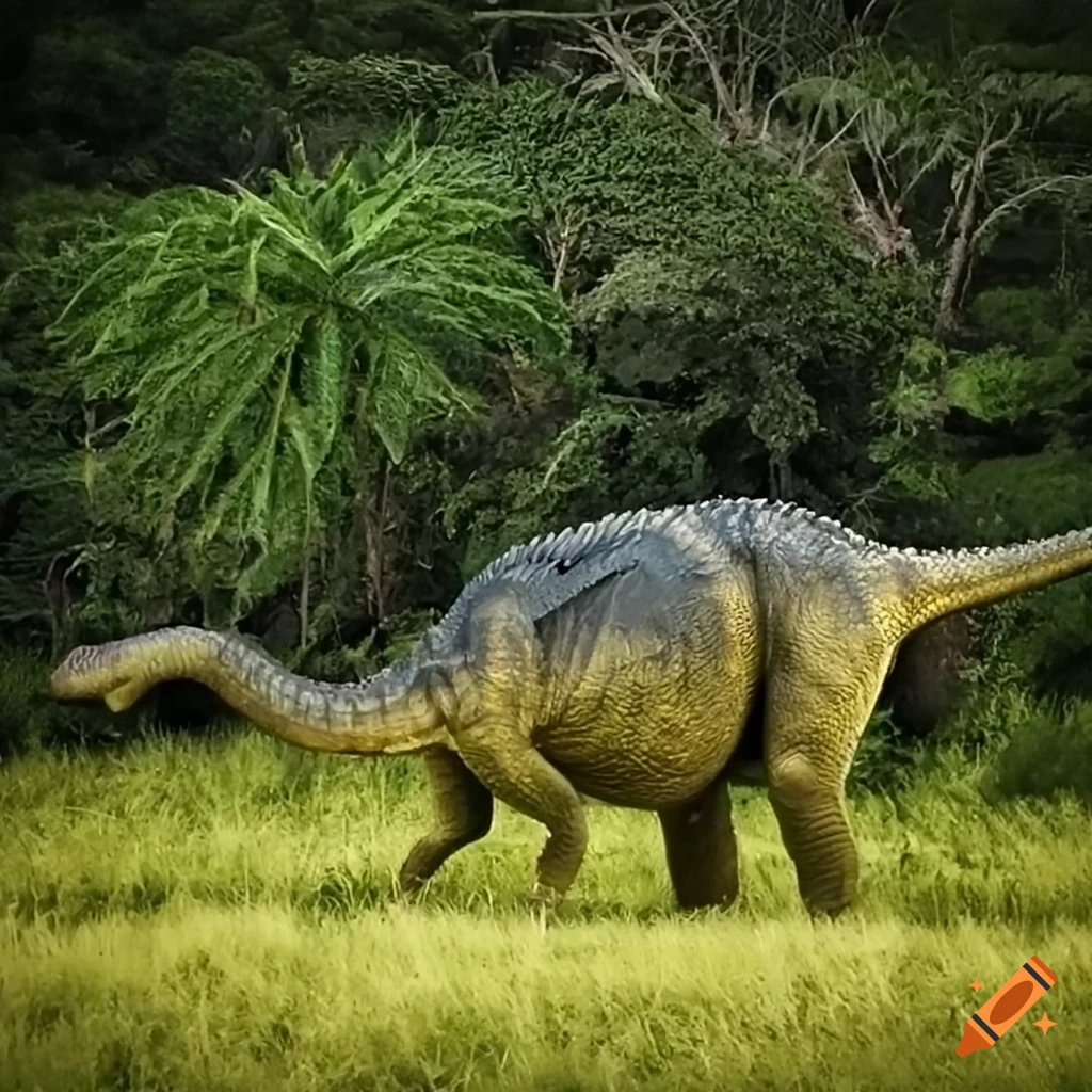 Dinosaur land on Craiyon