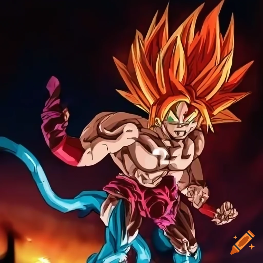 Super saiyan demon monster on Craiyon