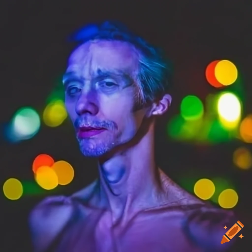 Quirky Skinny Man With A Fiber Optic Mind And Divergent Timelines On