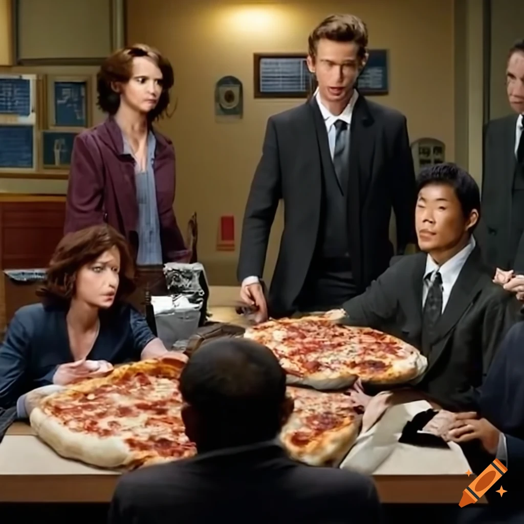 Scene from The Mentalist featuring Simon Baker, Robin Tunney, Tim Kang ...