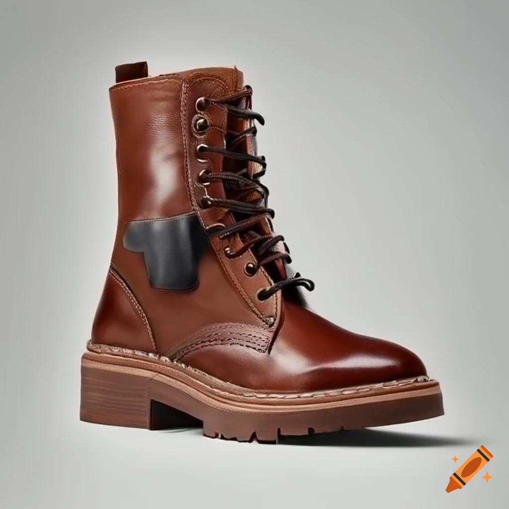 Metro-City leather boots on Craiyon