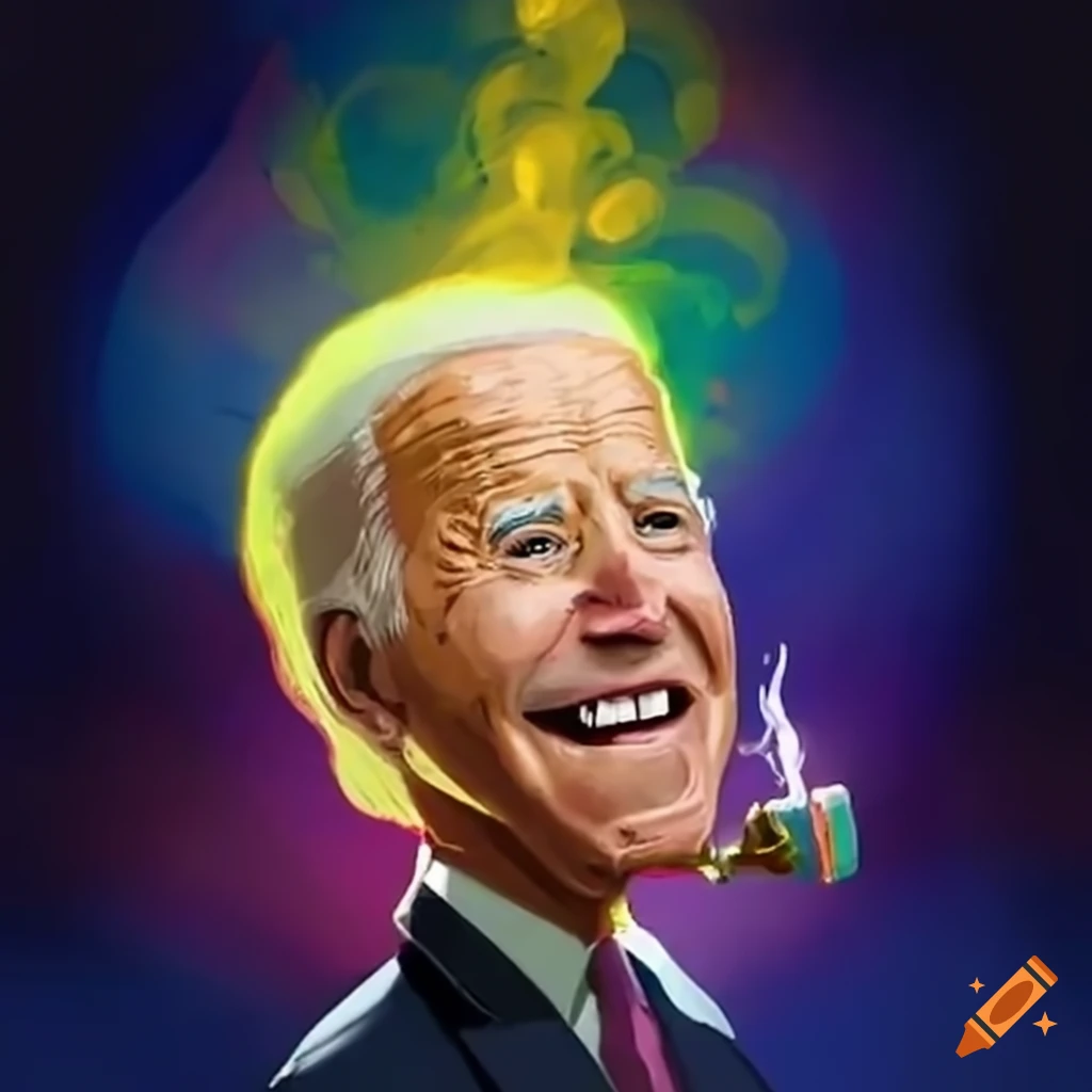 Spongebob Squarepants With Animated President Joe Biden In A Humorous Illustration On Craiyon