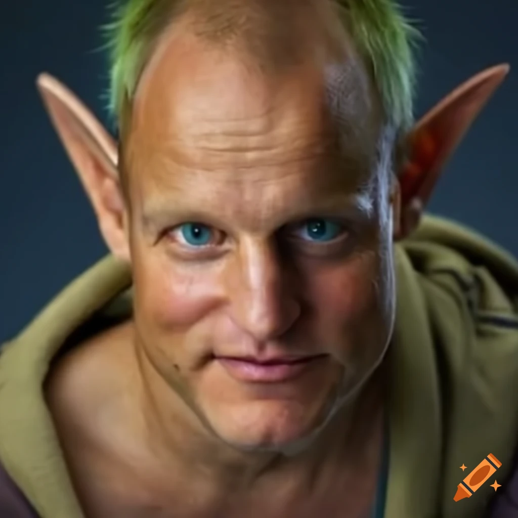 Woody harrelson as jak in a movie adaptation on Craiyon