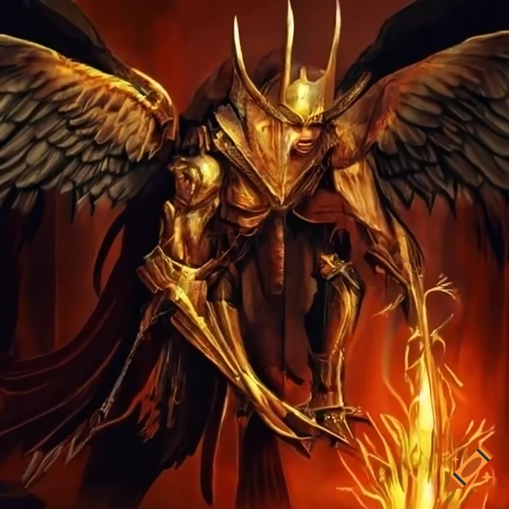 Illustration of a majestic winged creature on Craiyon