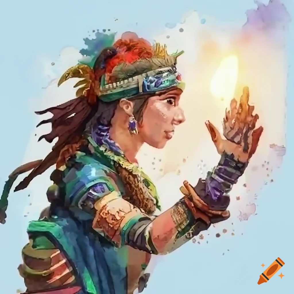 Creative digital art of Treona, the Saber Gypsy in the semantic ...