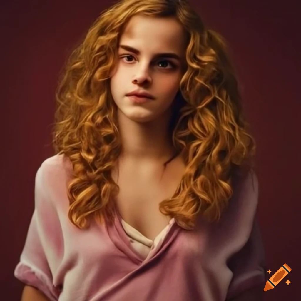 Hermione in pajamas with a cute, pretty, sweet, alluring, and ...