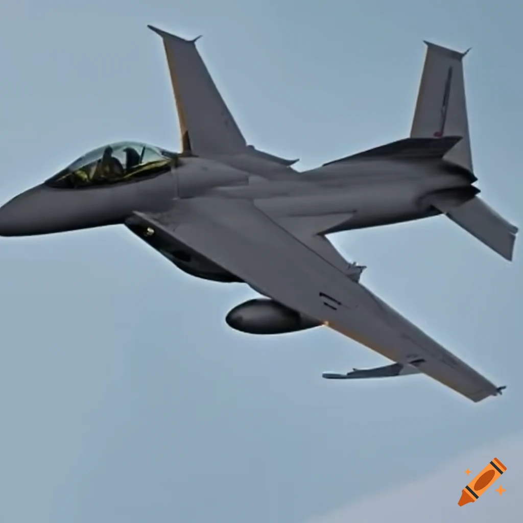 Modern multirole fighter aircraft on Craiyon