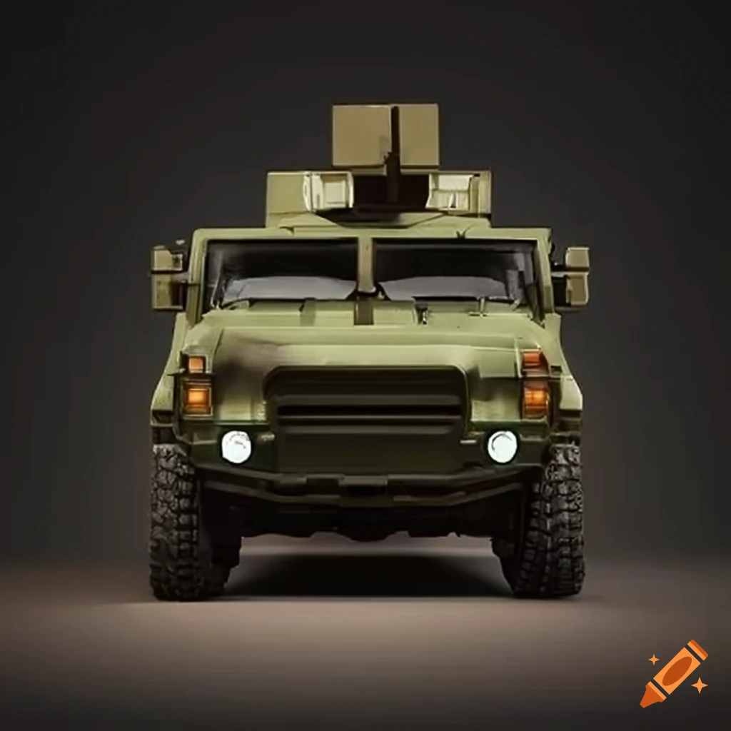 Military SUV designed for extreme weather conditions on Craiyon