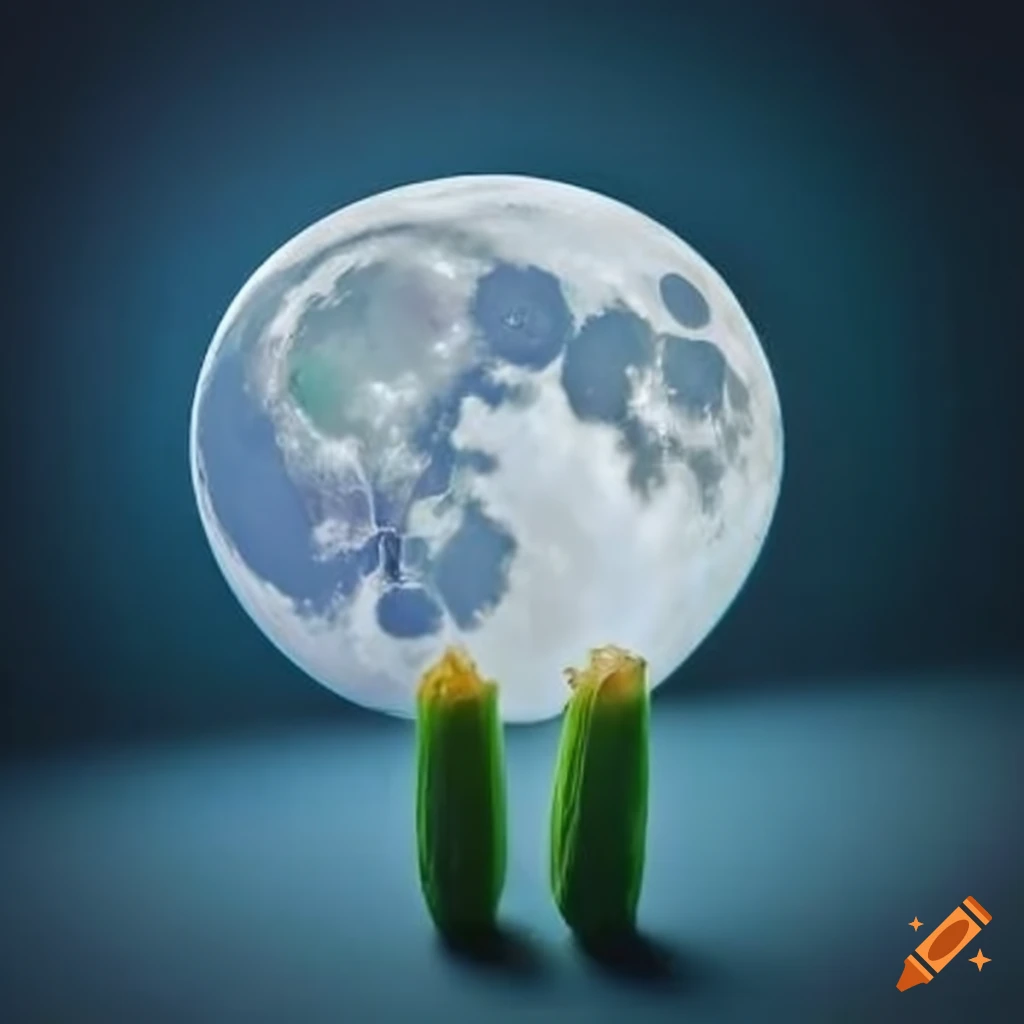 Corn moon in a surrealistic concept on Craiyon