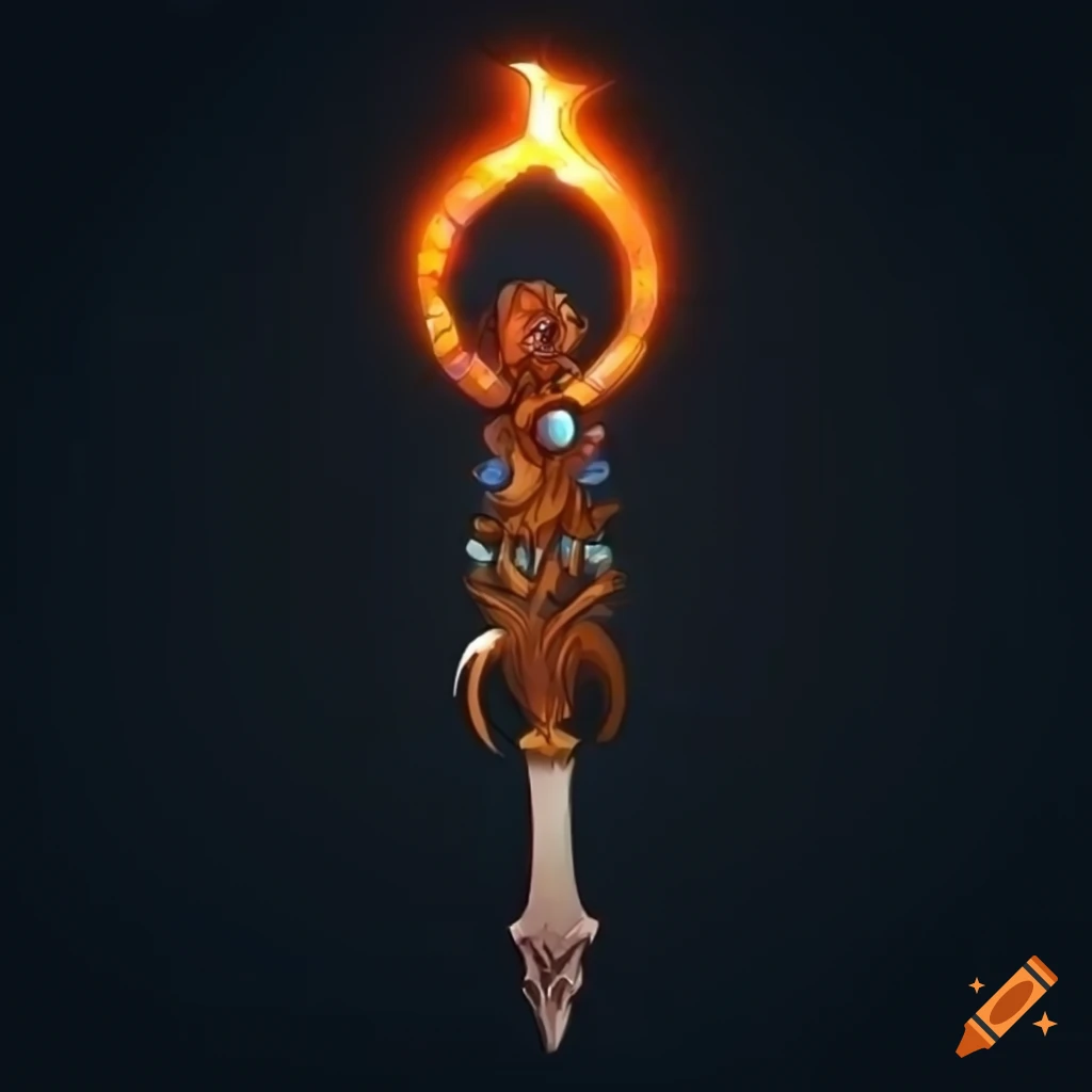 Agni devan weapon depicted in anime style art on Craiyon