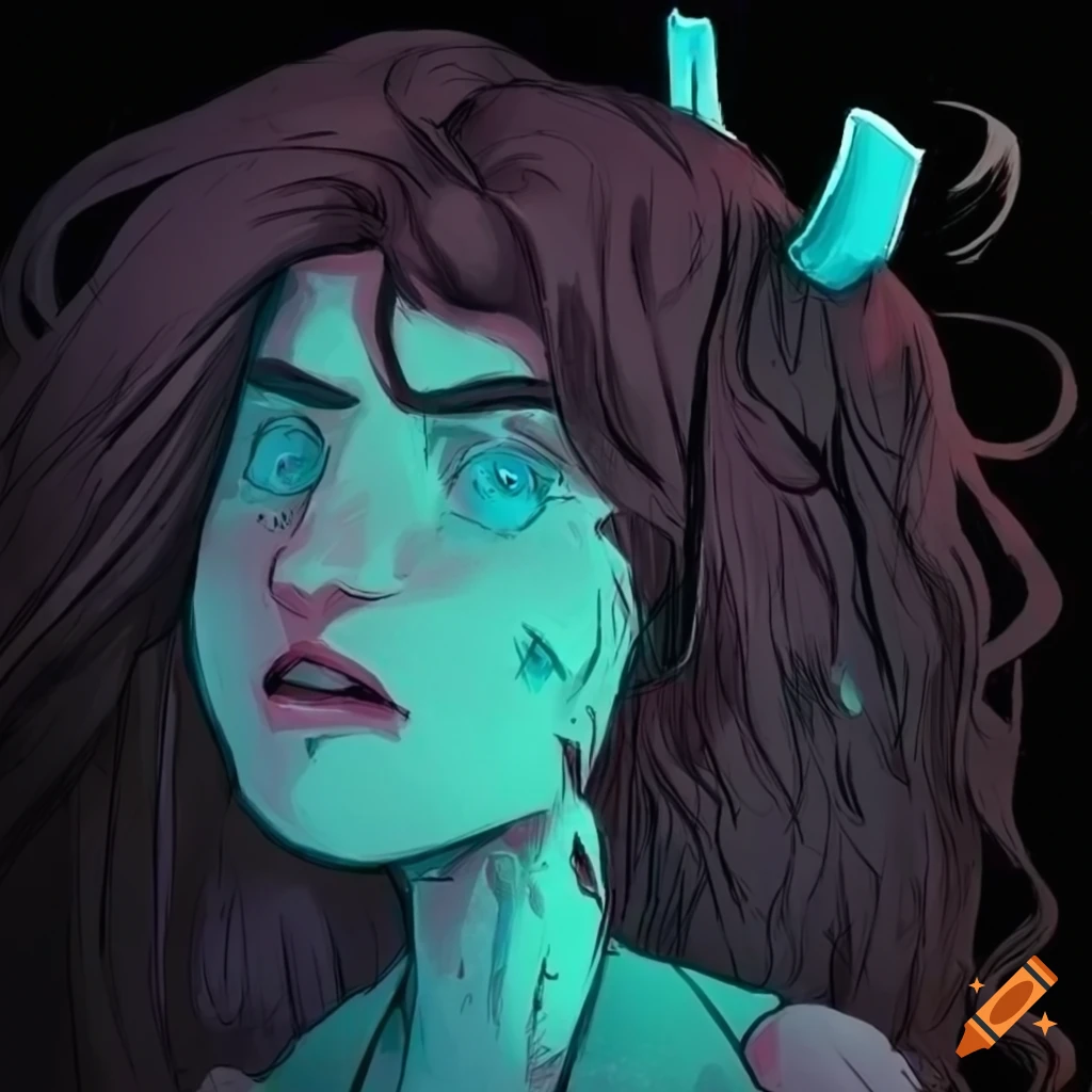 Short comic between two characters on Craiyon