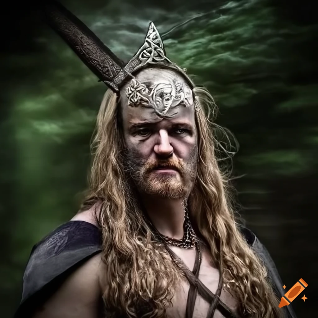 Celtic warrior on Craiyon