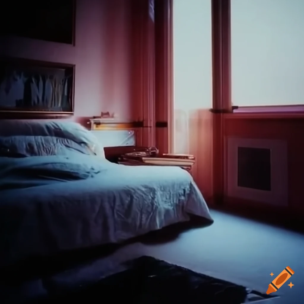 Vintage 1977 bedroom footage on Craiyon