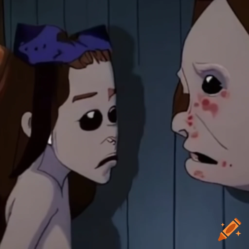 The most unintentionally disturbing animated movie ever made on Craiyon