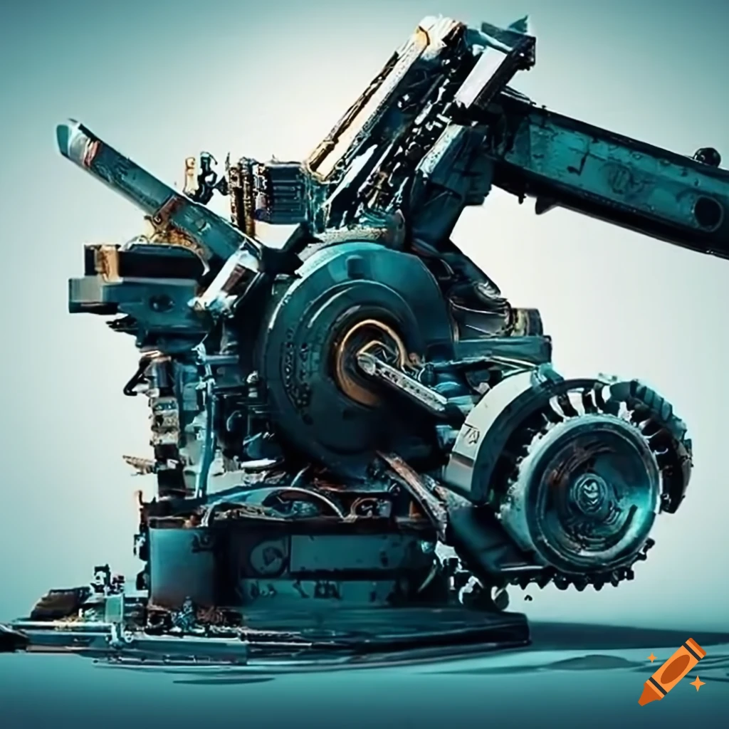 Machine breakdown on Craiyon