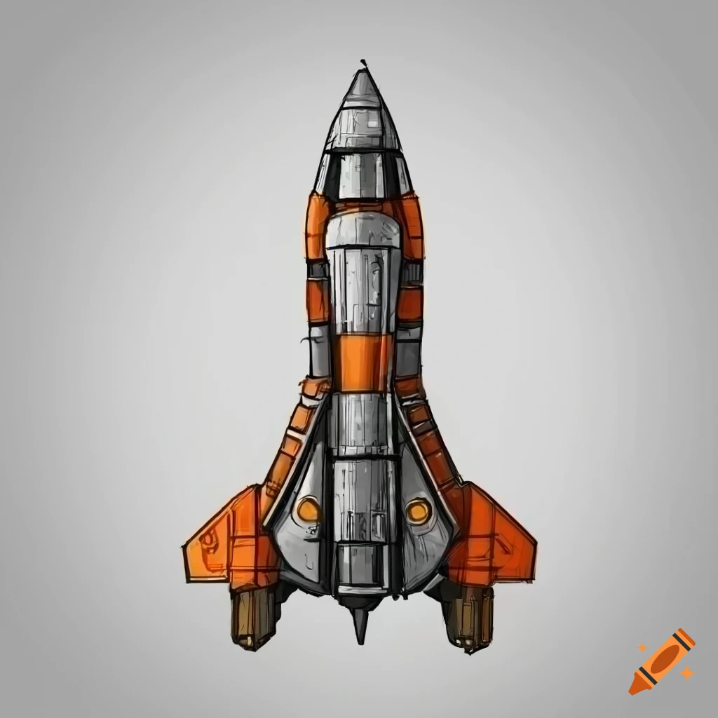 Detailed top-down view of an industrial spaceship from a game on Craiyon