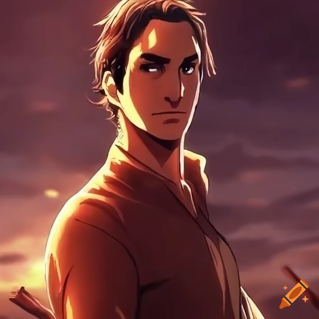 Roger federer depicted in attack on titan on Craiyon