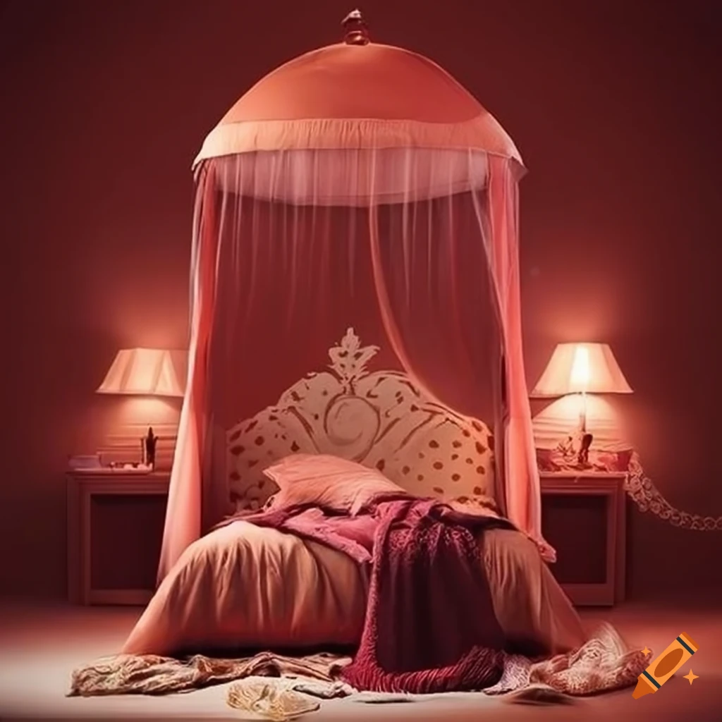 Fantasy Bedroom Canopy On Craiyon