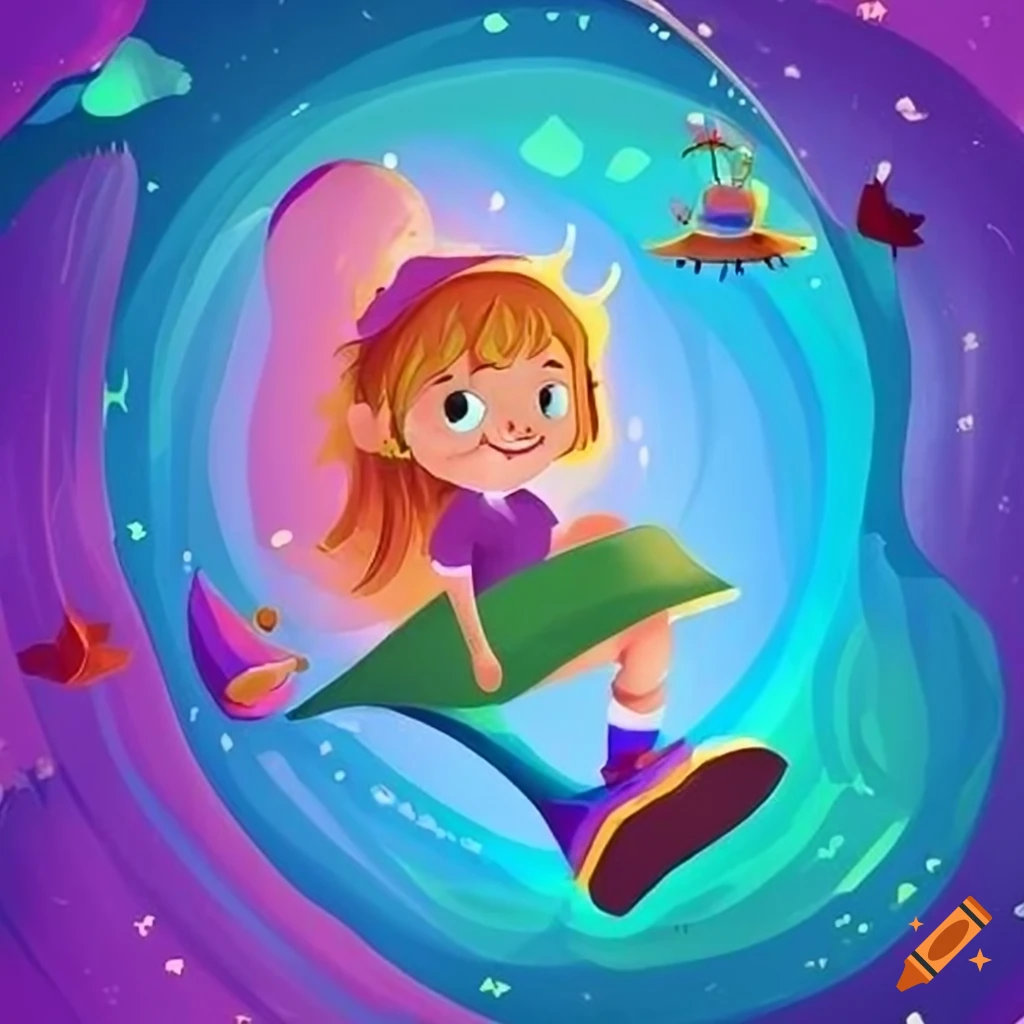 Colorful and playful book cover for astonishing adventures with a ...