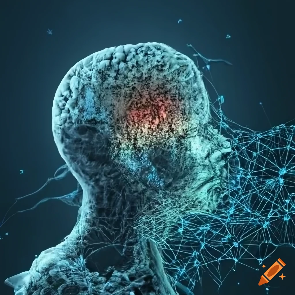 Cerebral neural network architecture project for ai and algorithms on Craiyon