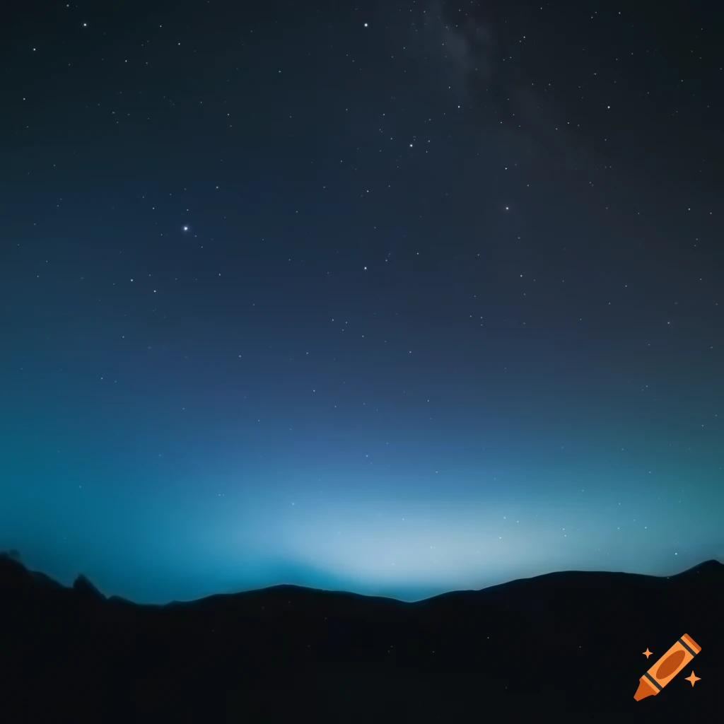 Dark sky without stars on Craiyon