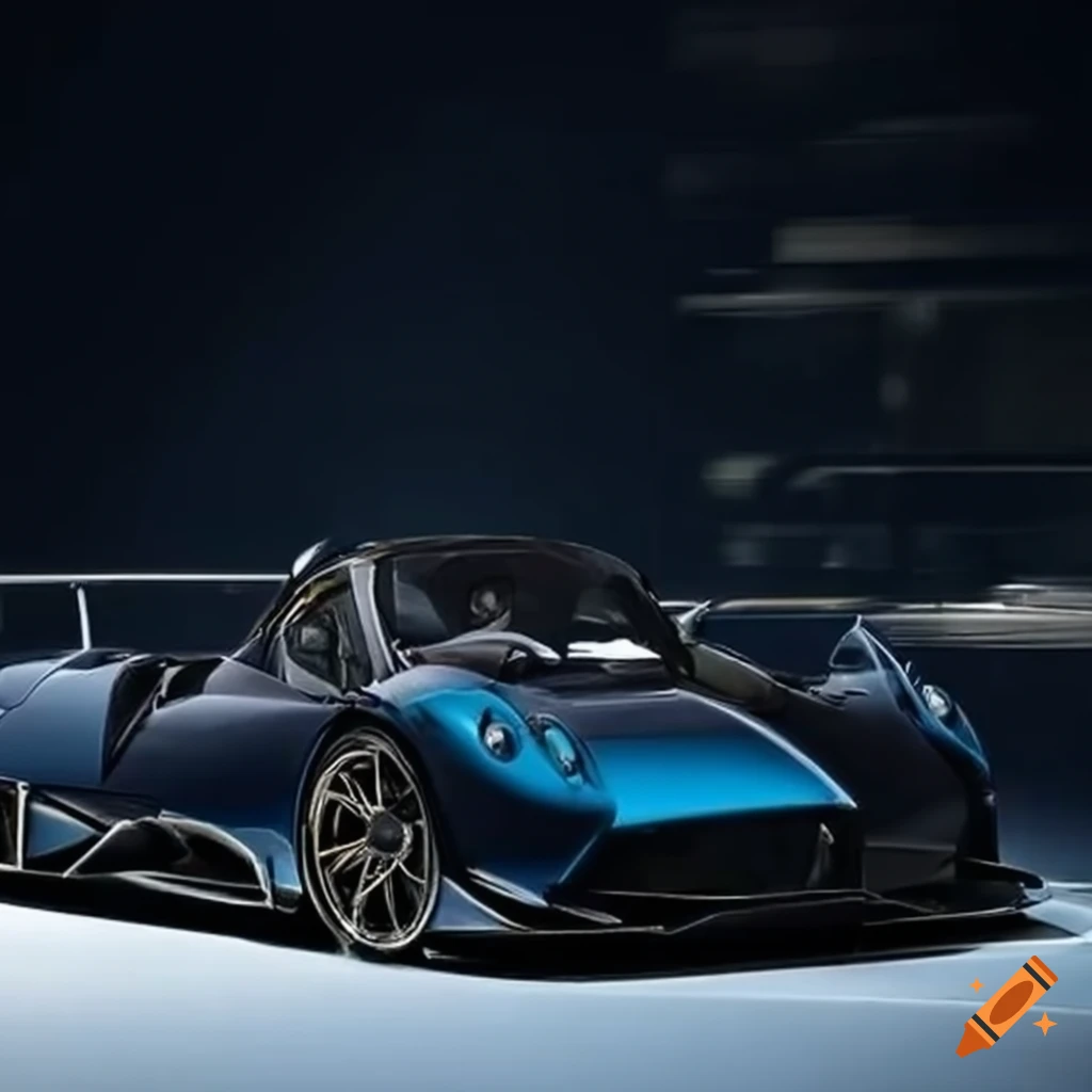 Pagani one-off hypercar on Craiyon