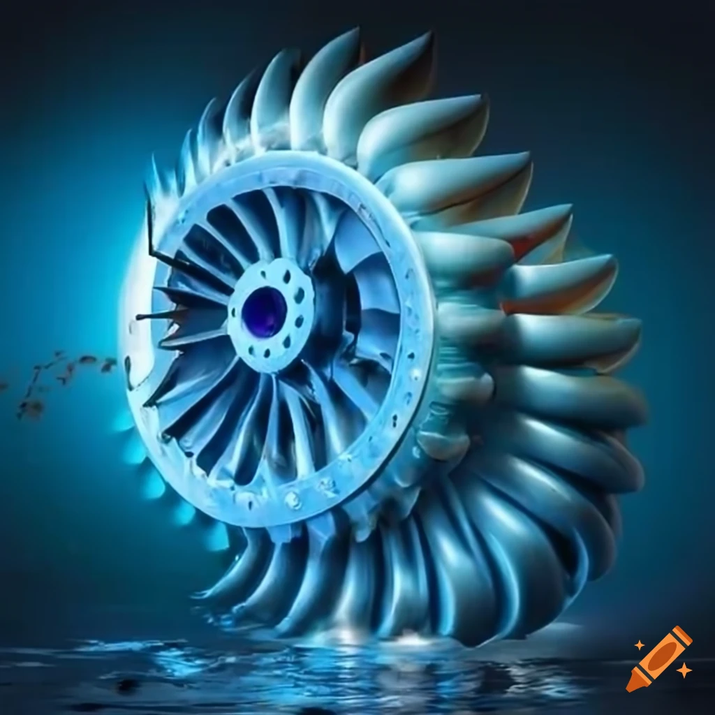 Water turbine on Craiyon