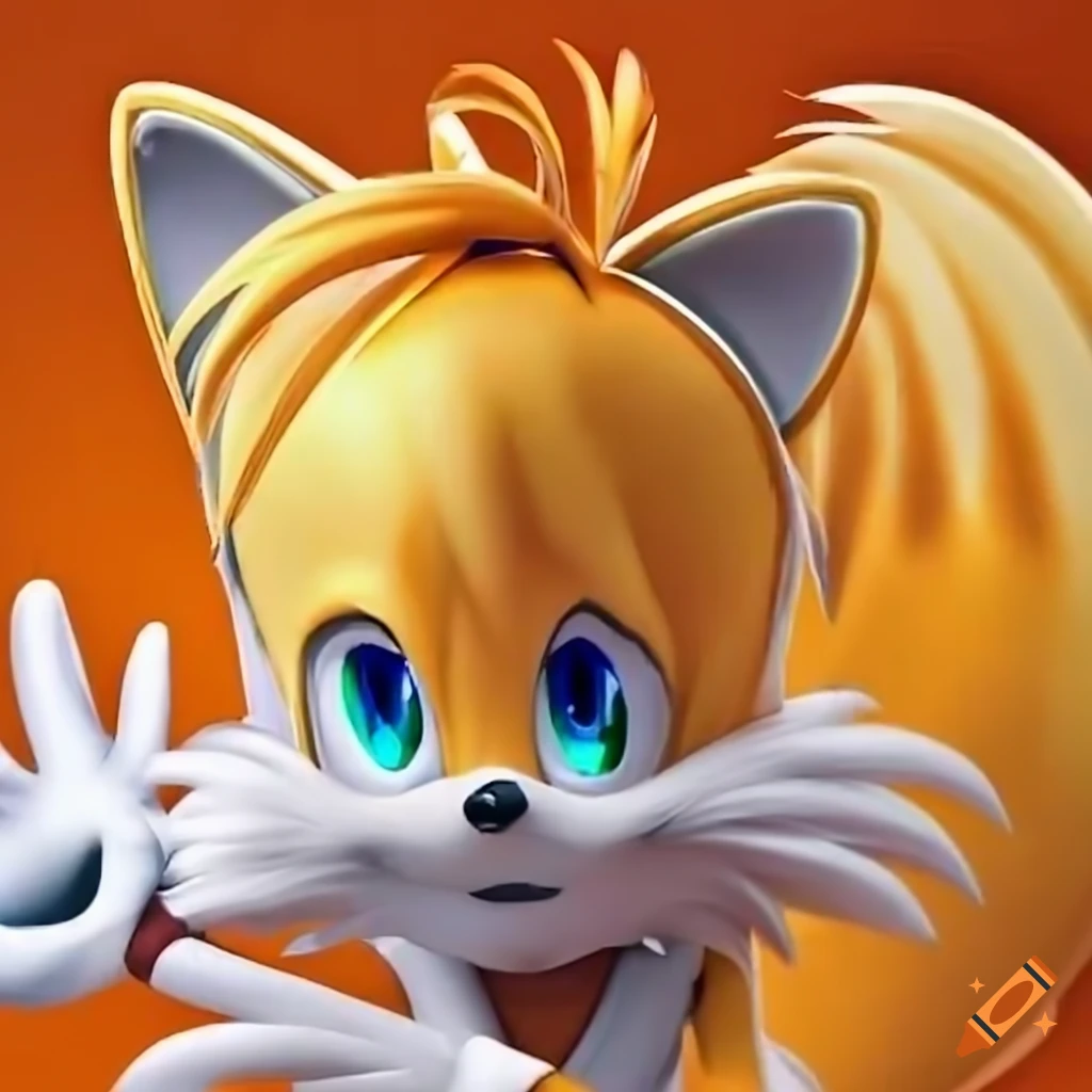 Miles "Tails" Prower, the iconic two-tailed fox from Sonic franchise ...