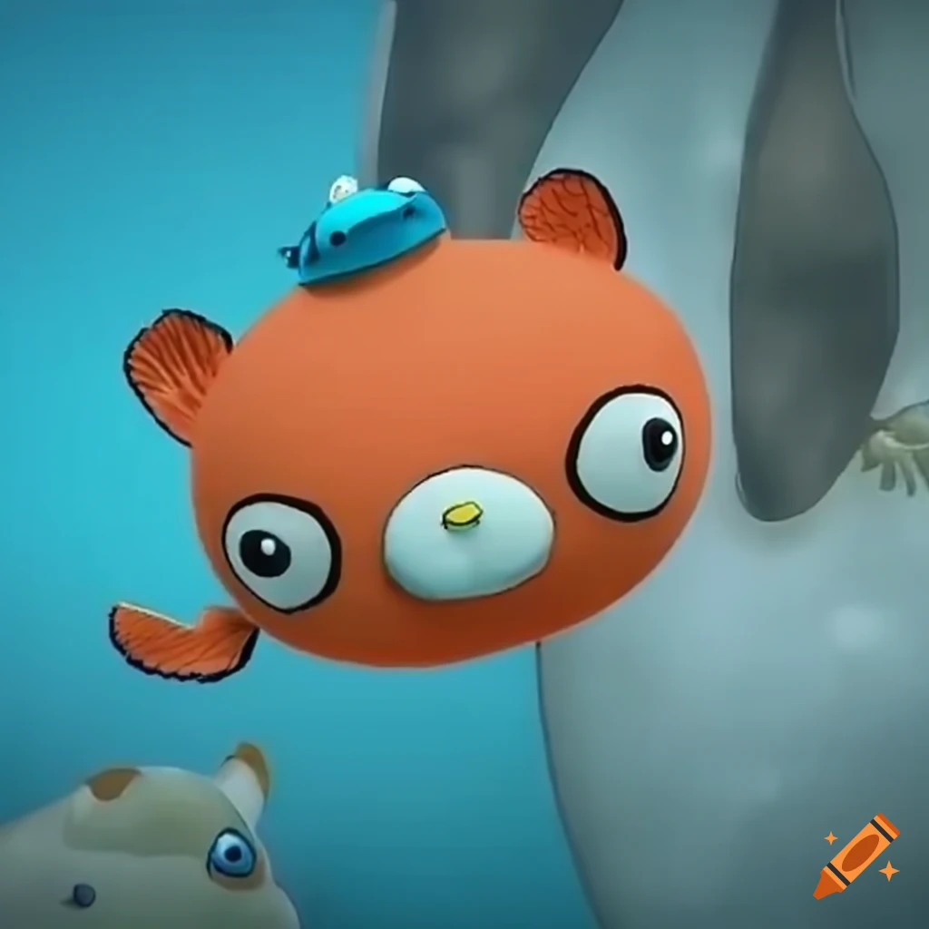 Peso from the octonauts meets nemo from finding nemo while swimming on ...