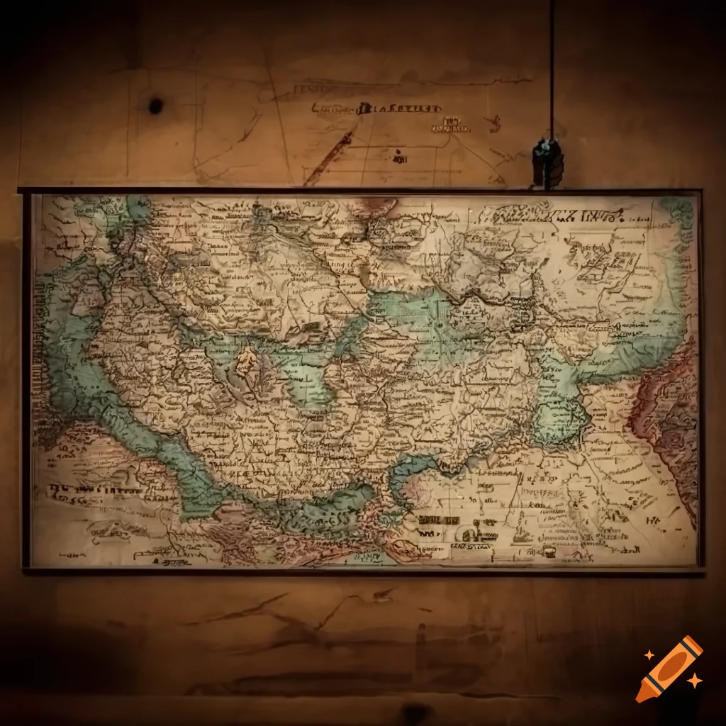 War table map on Craiyon