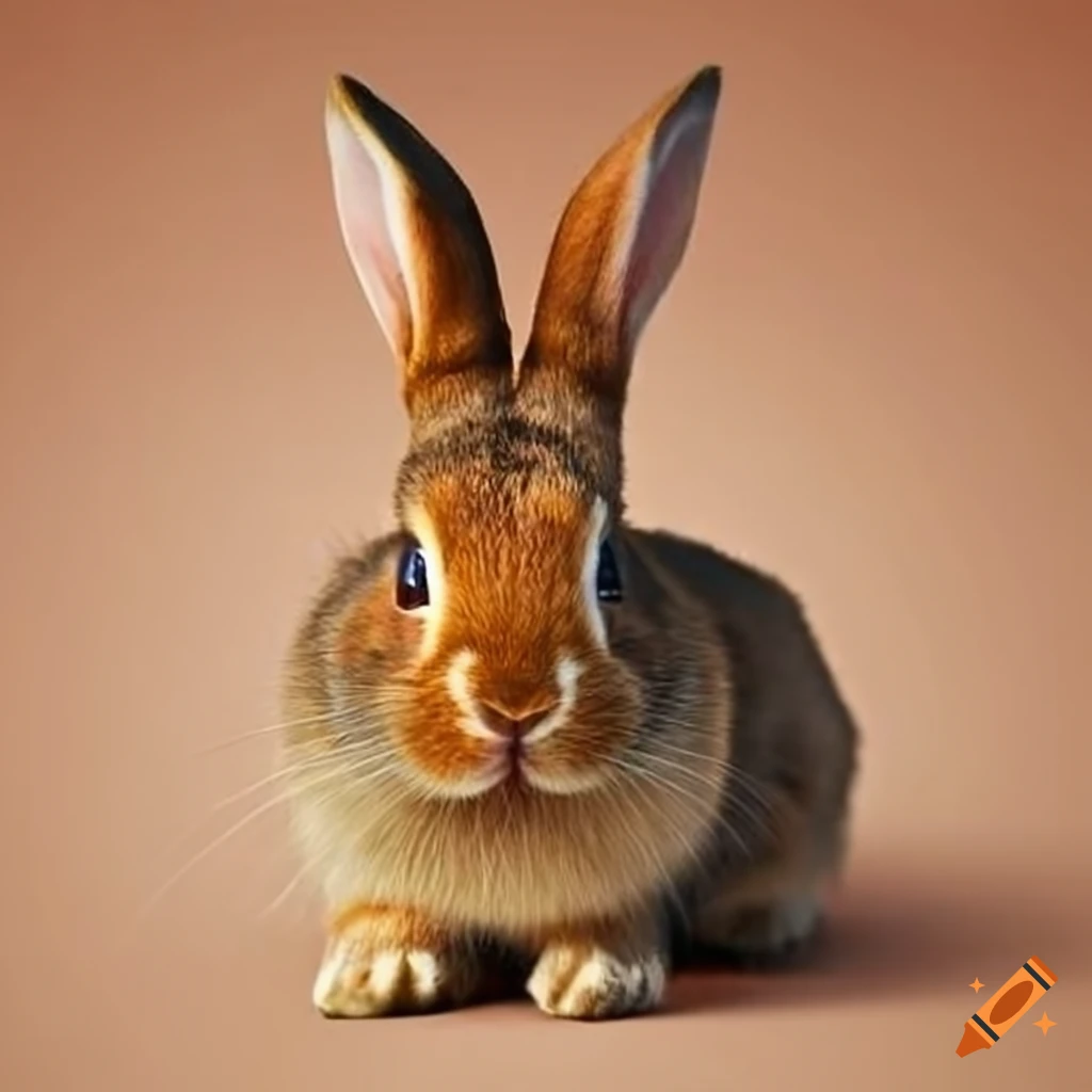 Golden brown rabbit on Craiyon
