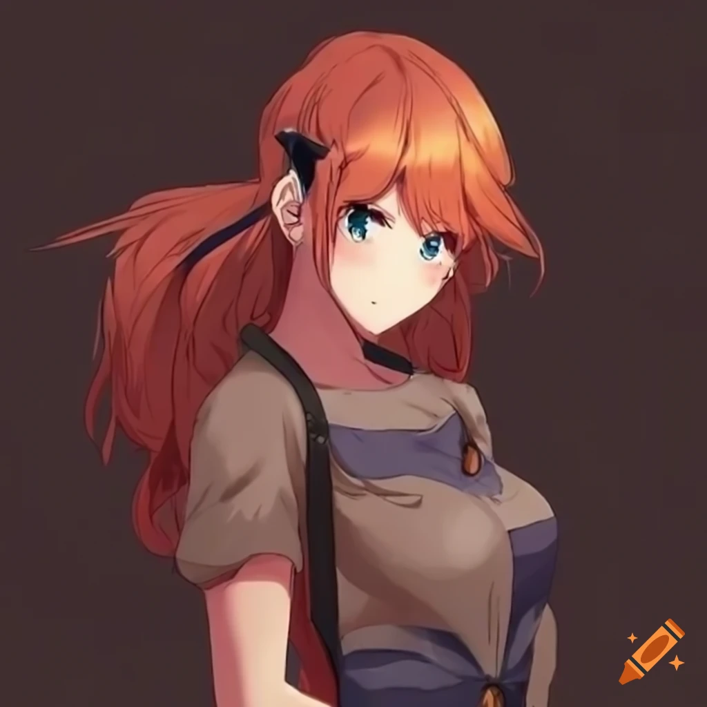 Anime female mountain climber on Craiyon