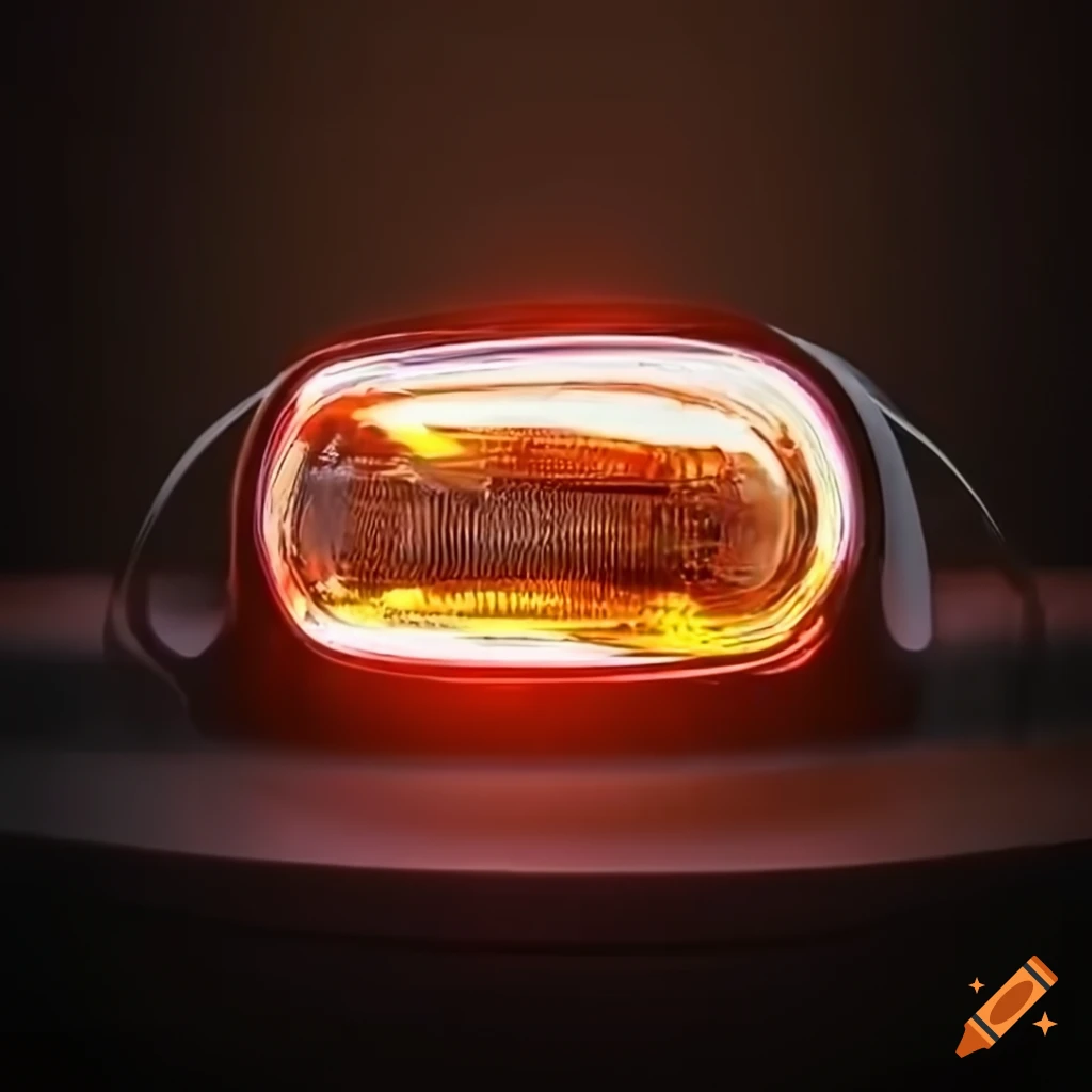 Car headlight blinker fluid realism on Craiyon