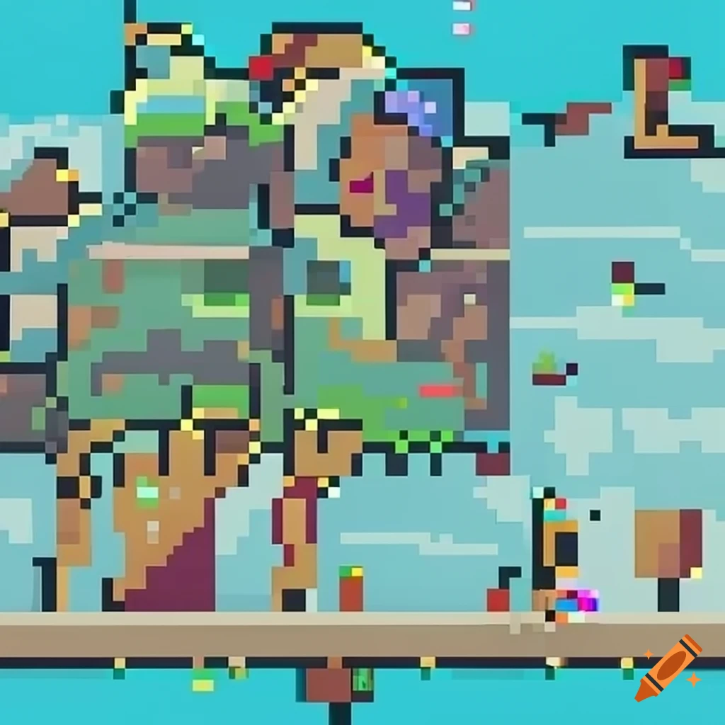 Pixel art 19-1-2024 on Craiyon