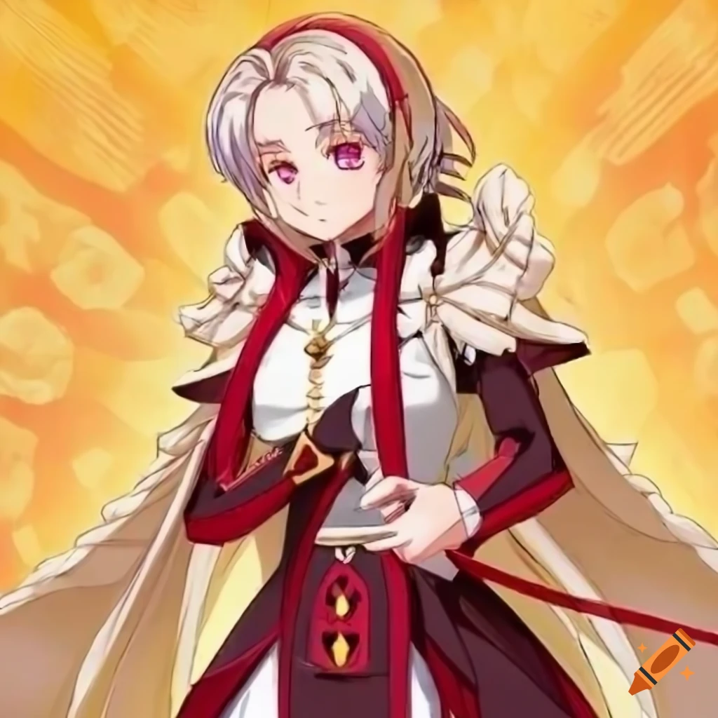 Saint priest female version of saint martin of tours in anime style on ...